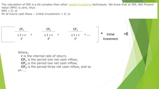 Capital budgeting | PPTX