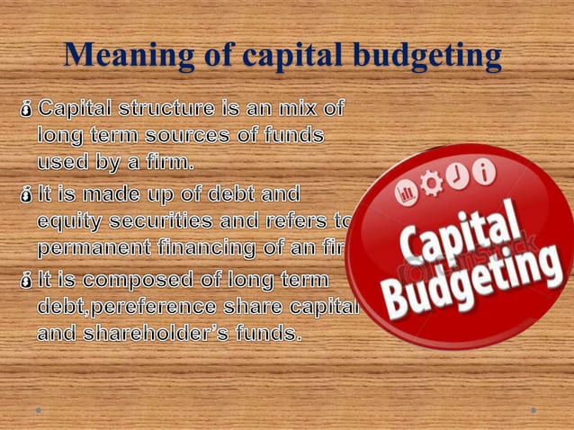 Capital budgeting | PPT