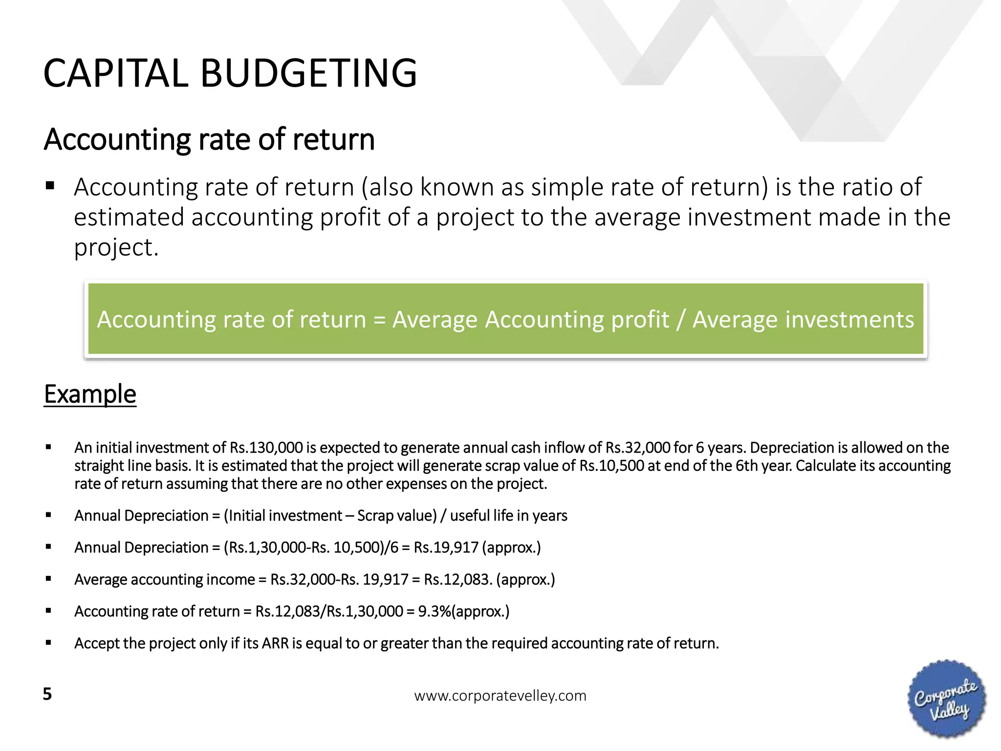 Capital Budgeting - With Real World Examples | PPTX