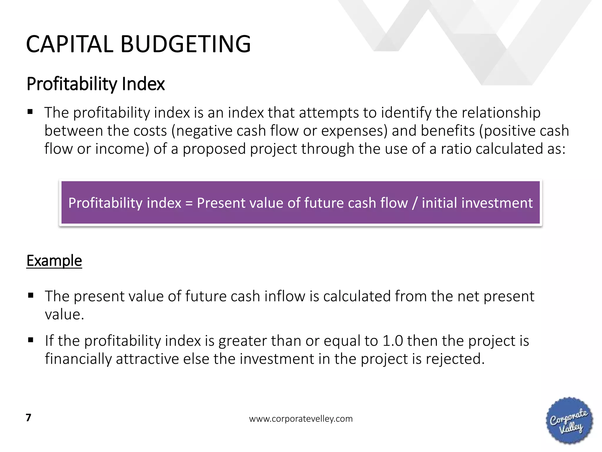 Capital Budgeting - With Real World Examples | PPTX