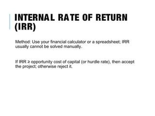 Capital budgeting | PPT