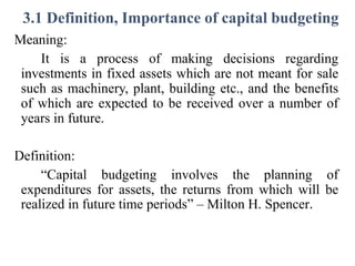 Capital budgeting | PPT
