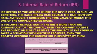 CAPITAL BUDGETING.pptx | Business Accounting & Finance | Business