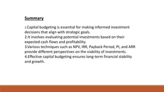 Capital Budgeting.pptx business capital budgeting | PPT
