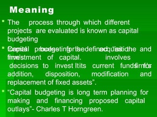 Capital budgeting and it's strategies.pptx | Stocks and Bonds ...
