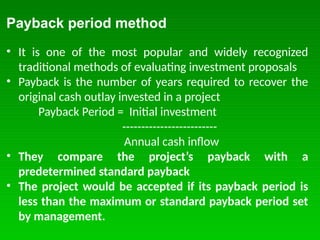 Capital budgeting and it's strategies.pptx | Stocks and Bonds ...