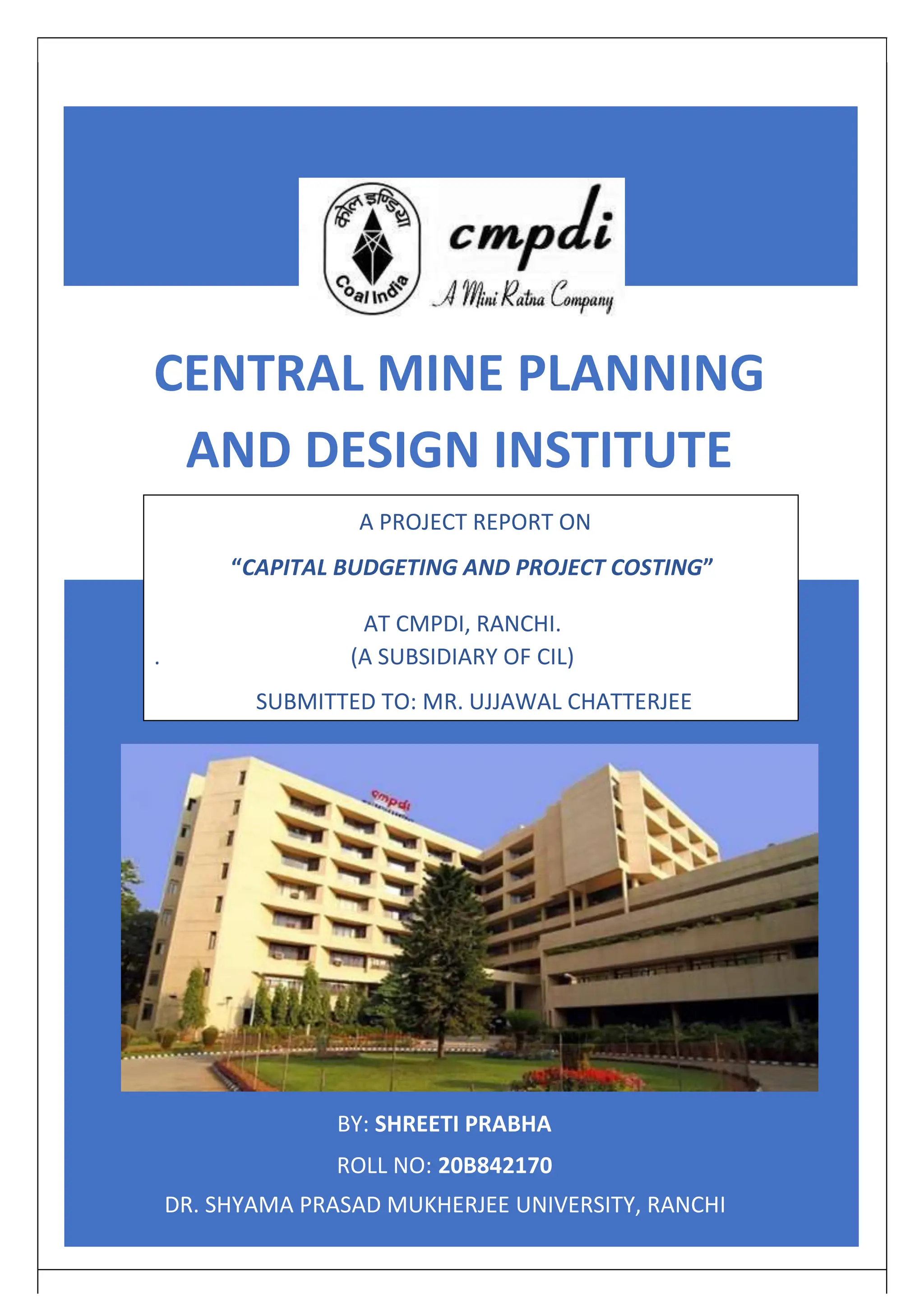 Capital Budgeting and Proj Costing at CMPDI.pdf