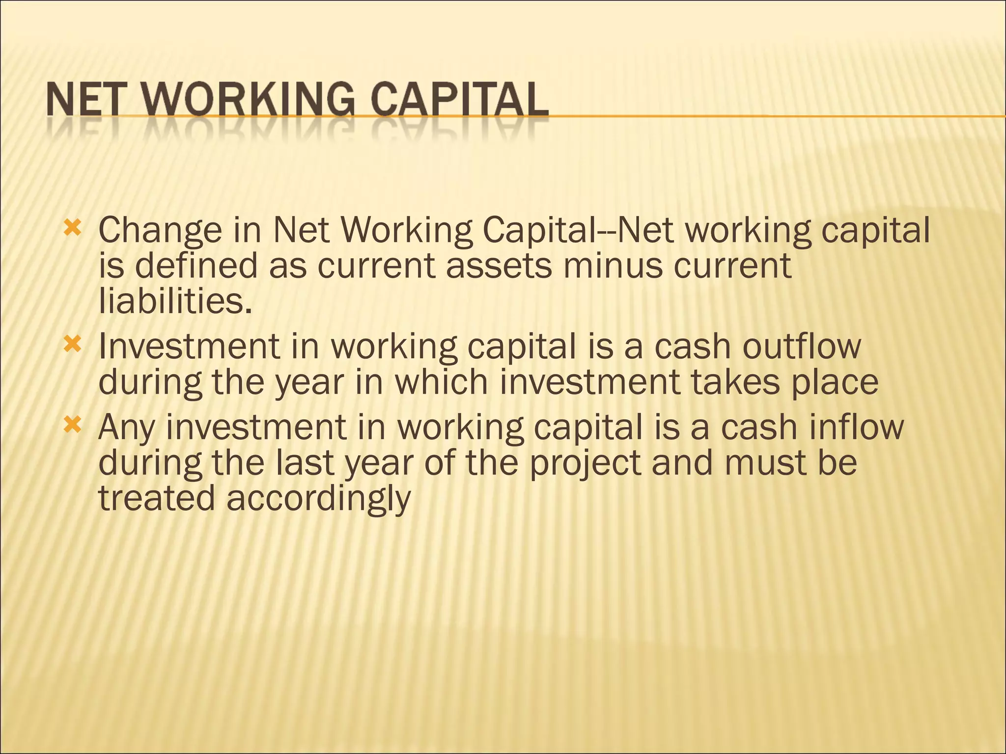 Capital budgeting cash flow estimation | PPT
