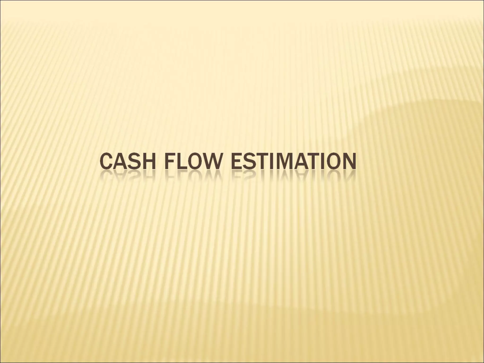 Capital budgeting cash flow estimation | PPT | Business Accounting ...