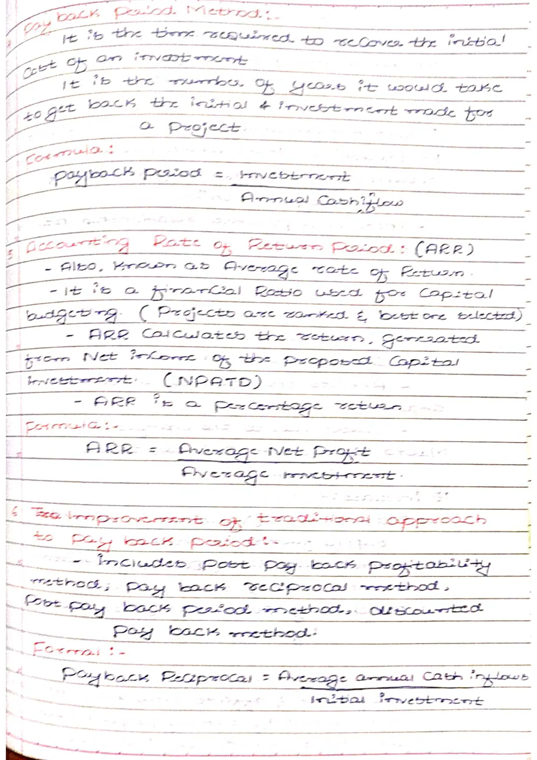 capital budgeting handwritten IN FINANCIAL MANAGEMENT | PDF