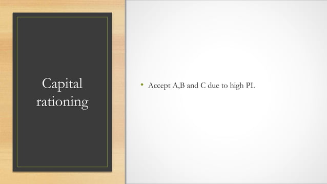 capital budgeting introduction,types of techniques and capital rationing | PPTX | Stocks and ...