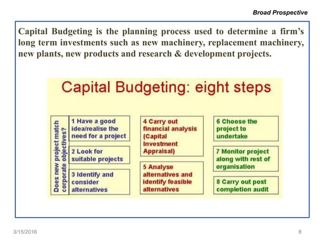 Capital budgeting ppt | PPSX | Business Accounting & Finance | Business