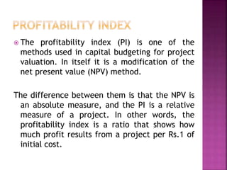 Capital budgeting ppt | PPTX