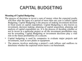 capital budgeting ppt.pptx | Business Accounting & Finance | Business