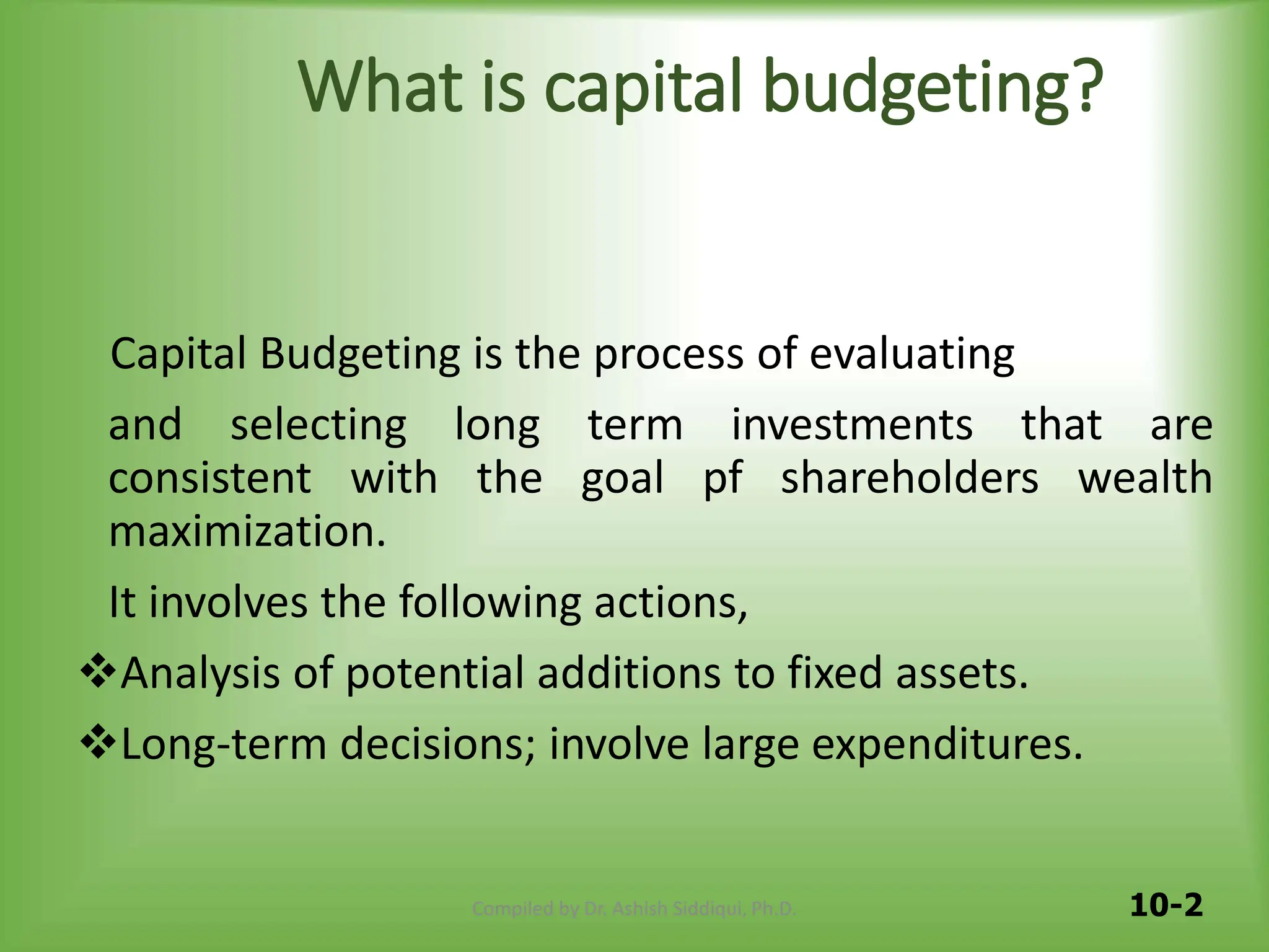 capital_budgeting ppt.ppt | Business Accounting & Finance | Business