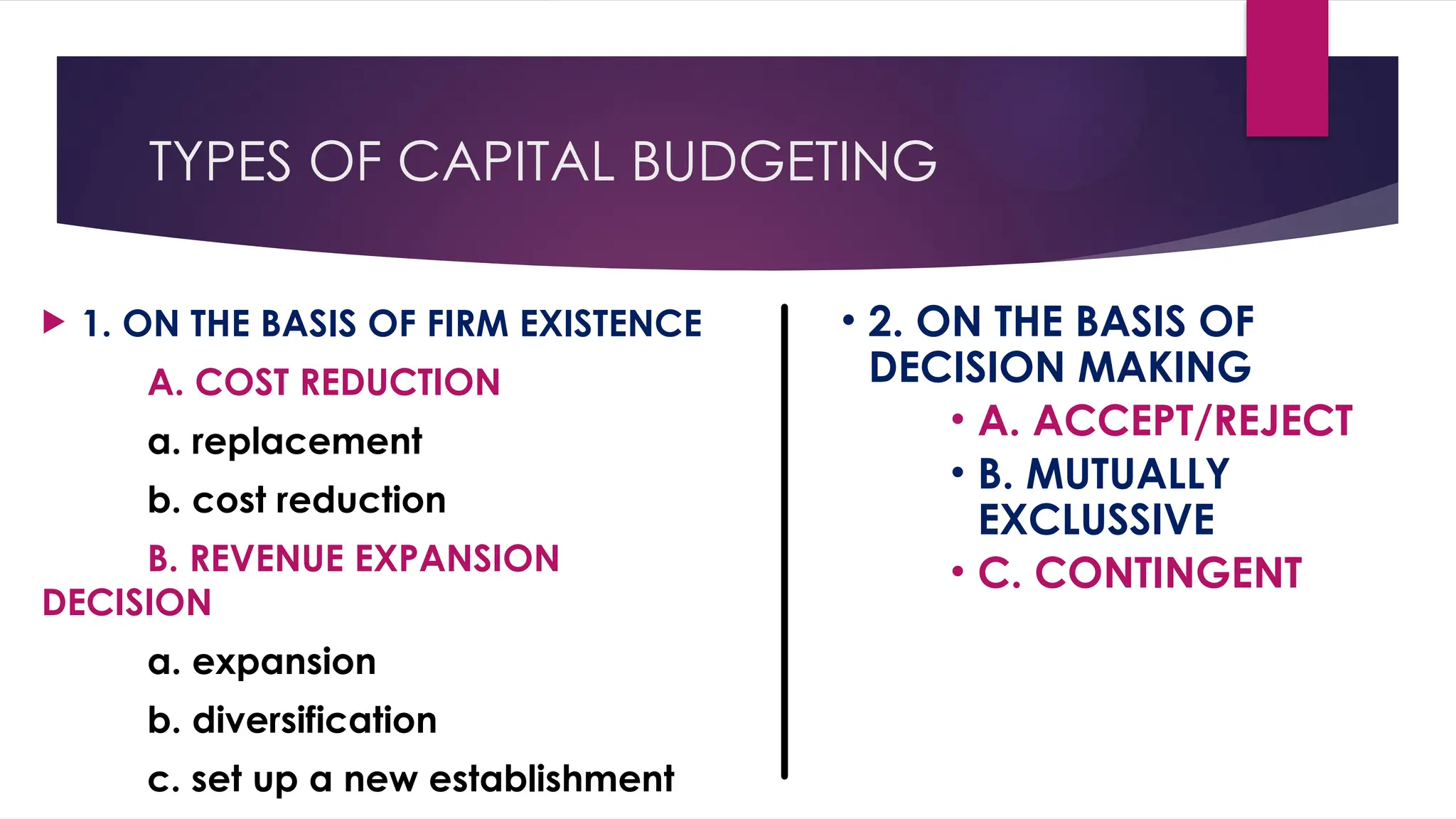 CAPITAL BUDGETING introduction and techniques | PPTX | Business Accounting & Finance | Business
