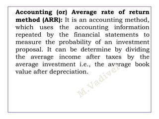 Capital Bugeting - Traditional Methods.pptx
