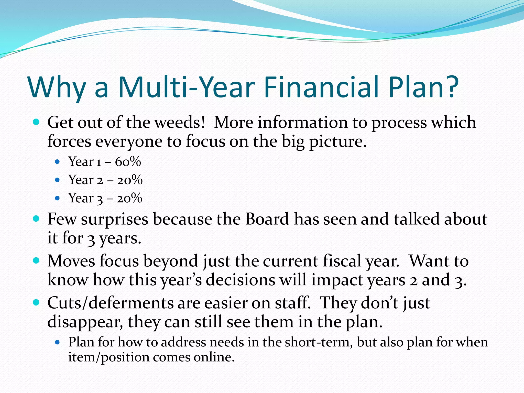 Meeting Capital Challenges through Multi-Year Financial Planning | PPTX