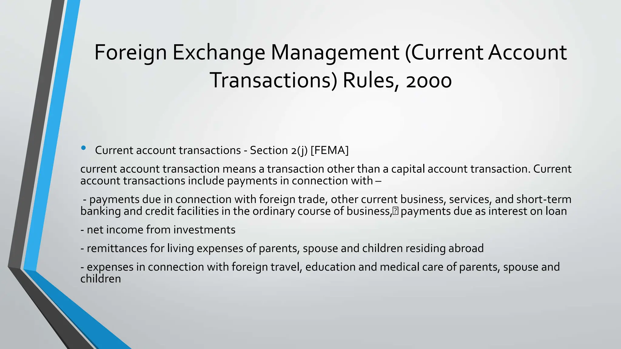 Capital & Current Account FDI PRESENTATION | PPT