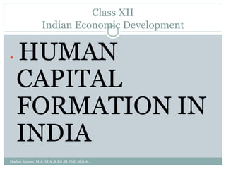 human Capital formation | PPTX