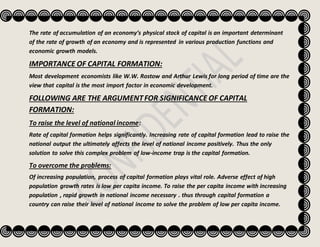 Capital formation and economic development | DOCX