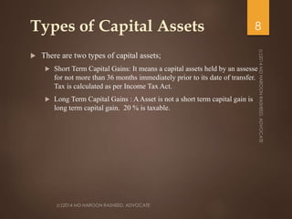Income from Capital gains | PPTX