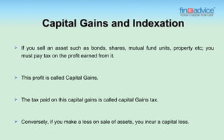 Capital Gains and Indexation | PPT