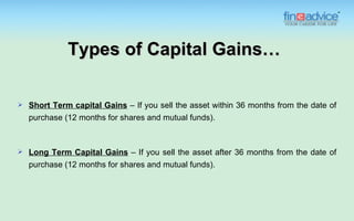 Capital Gains and Indexation | PPT