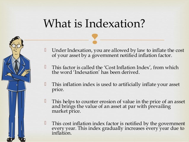Capital gains indexation