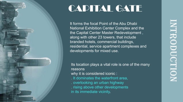 CAPITAL GATE CASE STUDY -regional case study.pdf | Civil Engineering ...