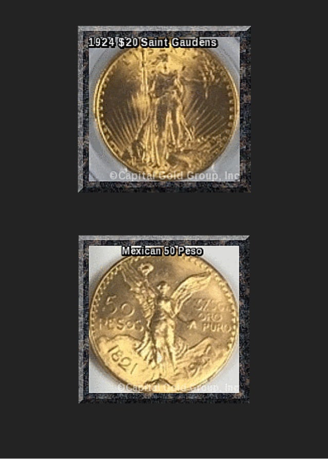 Capital Gold Group Gold Coin Brochure