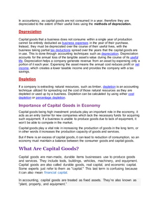 Capital goods | PDF