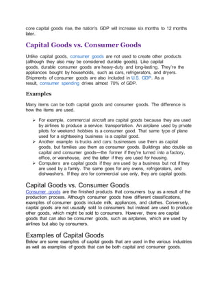 Capital goods | PDF