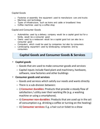 Capital goods | DOCX
