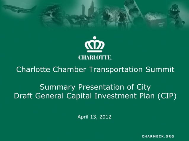 Charlotte Capital Improvement Program Proposal | PDF