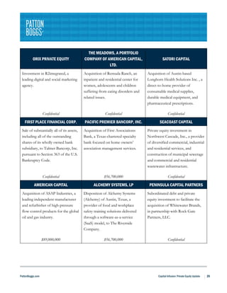 Capital Infusion: Private Equity Update | PDF