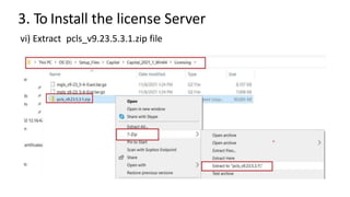 Capital software installation procedure | PDF