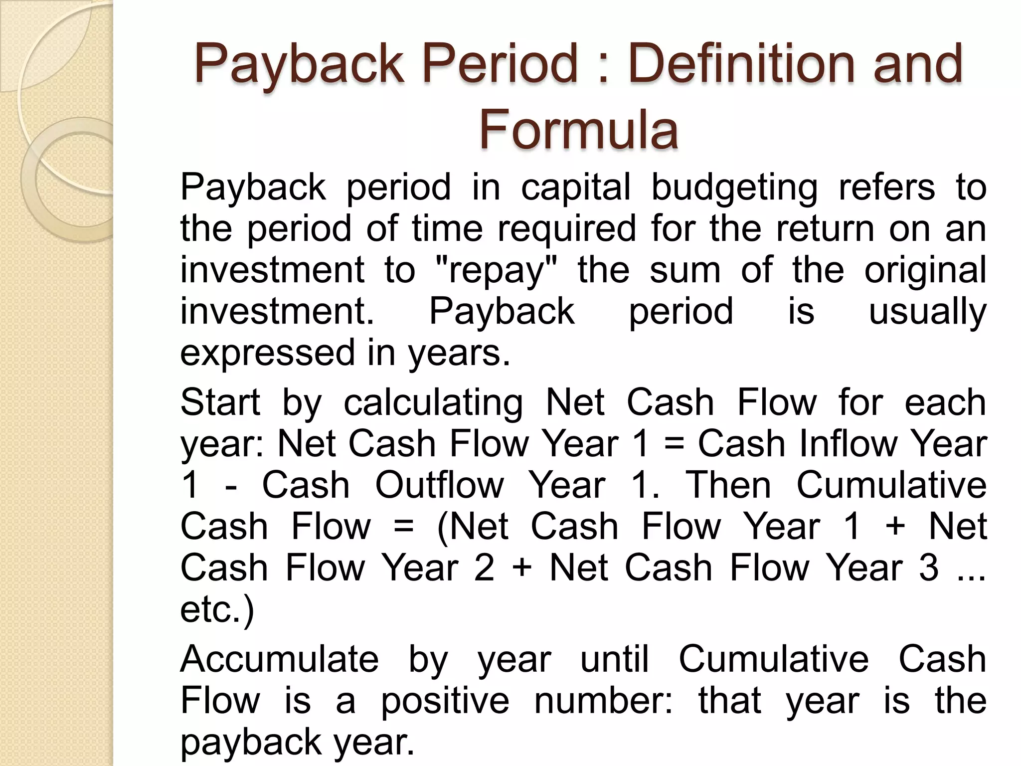 Capital Investment And Budgeting | PPTX