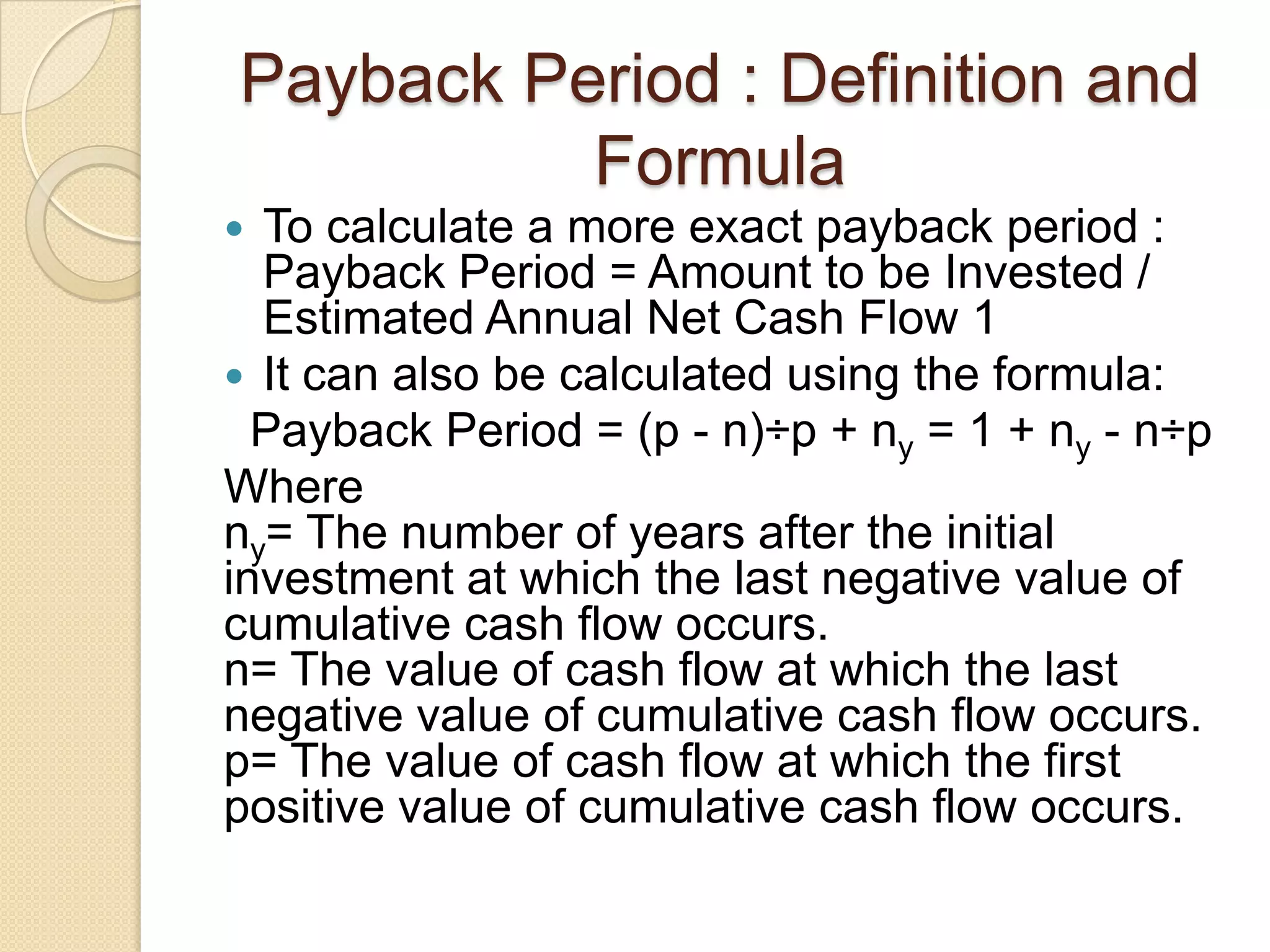 Capital Investment And Budgeting | PPTX