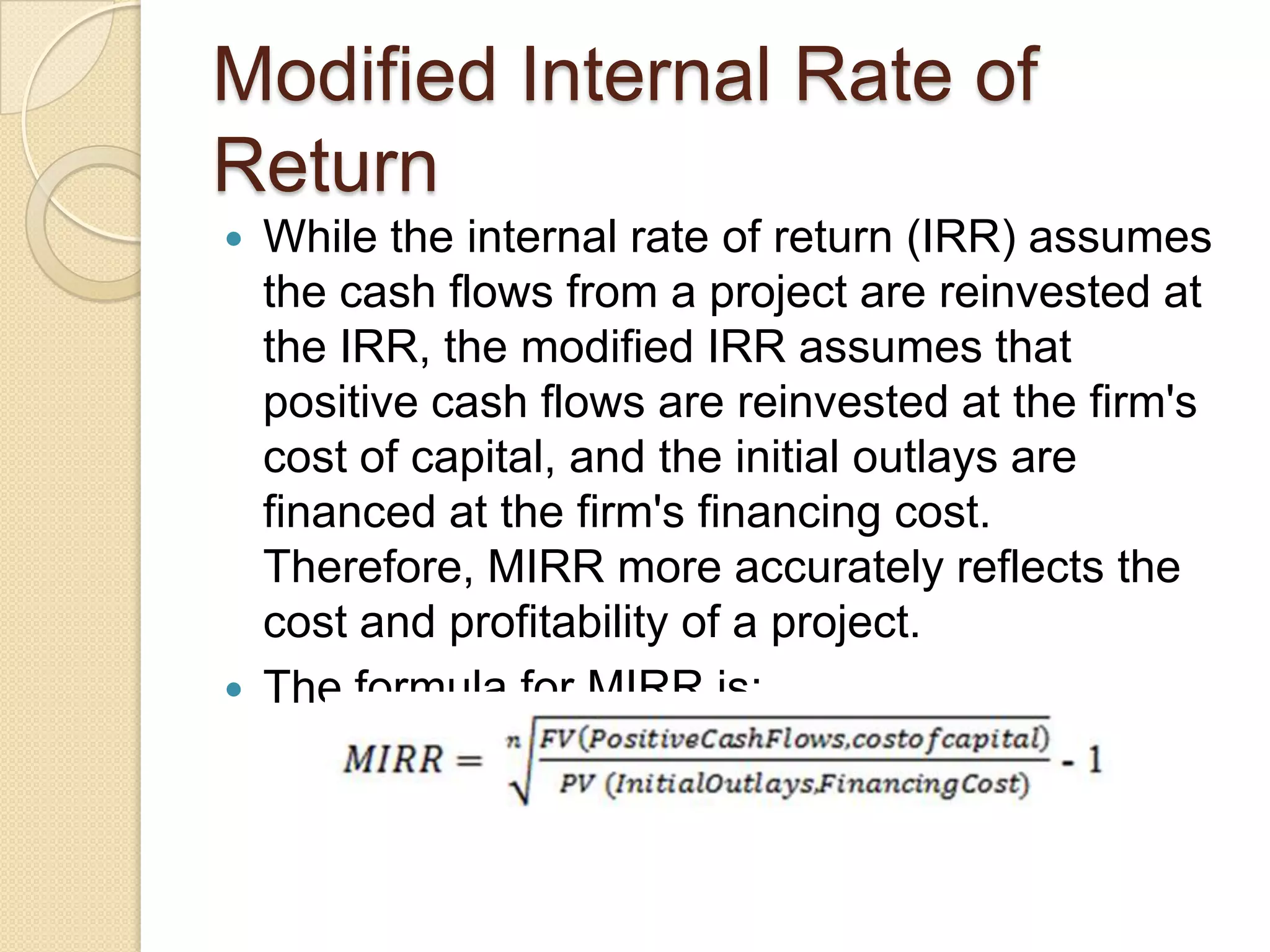 Capital Investment And Budgeting | PPTX