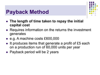 Capital Investment Appraisal n.ppt