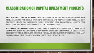 CAPITAL INVESTMENT DECISION | PPTX