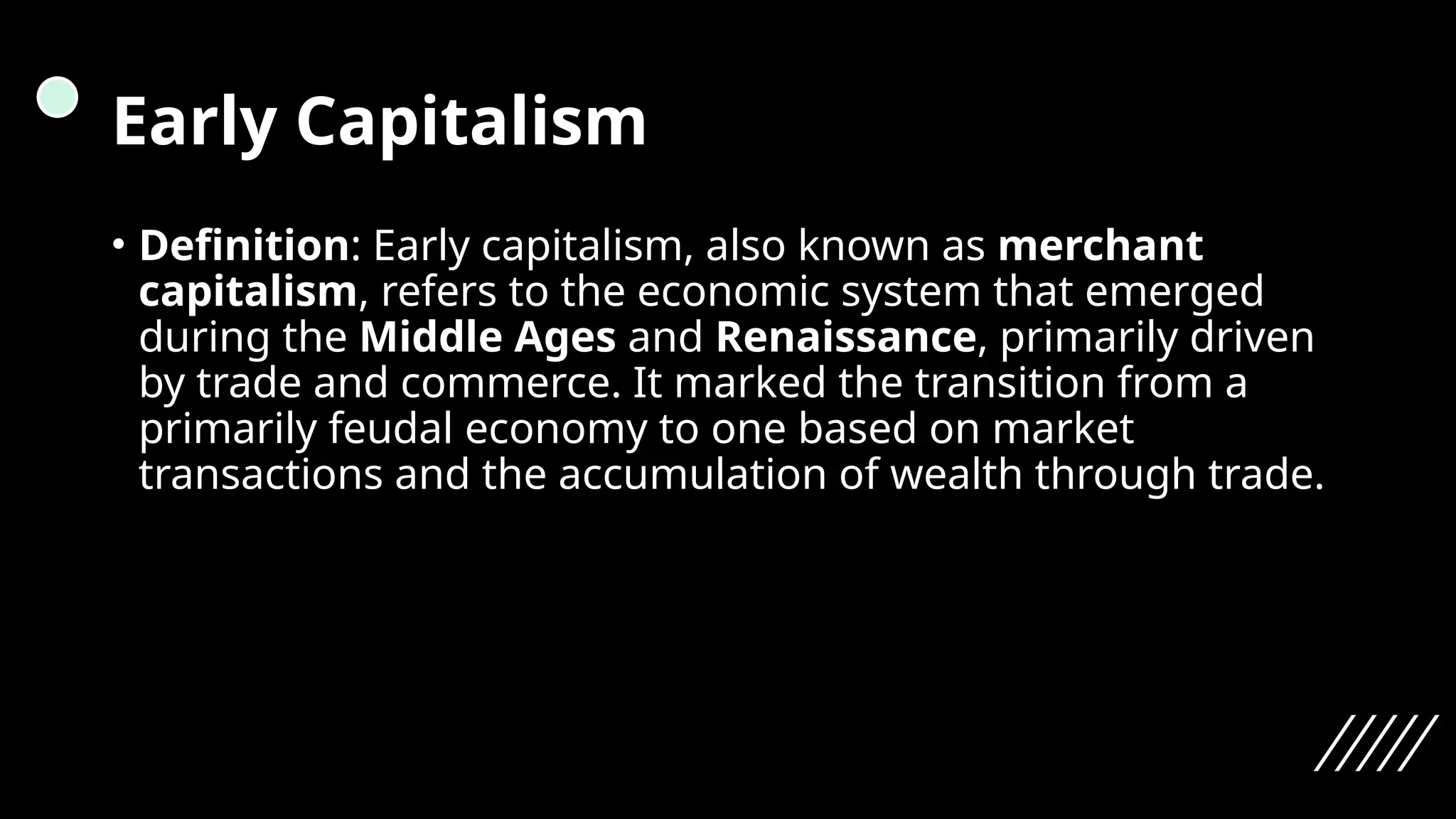 Capitalisation in history and its fundamentals | PPT