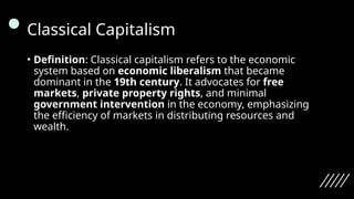 Capitalisation in history and its fundamentals | PPT