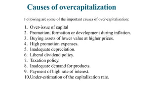 capitalisation financial management fm | PPTX