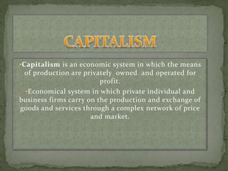 Capitalism | PPTX