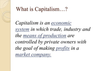 Capitalism | PPT