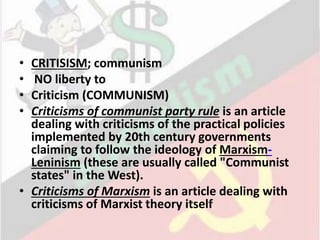 Capitalism vs Communism | PPTX | Political Issues & policy | Politics