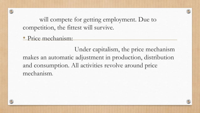 Capitalism | PPTX | Economy | Business and Finance