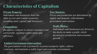 History of Capitalism characteristics pros and cons | PPTX